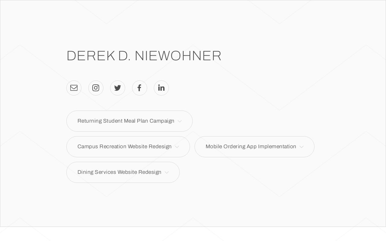 Derek Niewohner | Portfolio